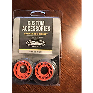 Mathews Damper Body Lite Orange 3/8 in. 2 pk.