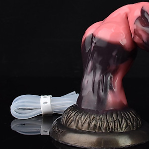 8 inch Realistic Monster Dildo, Silicone Horse Dildo with Strong Suction Cup, Fantasy Dragon Dildo Dog Knot Dildo for Women, Anal Plug Anal Dildo for Men Gay, Adult Sex Toy for Women Men