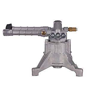 Mikatesi 7/8" Shaft Vertical Pressure Washer Pump 2600-3000 PSI @2.5 GPM OEM & Power Washer Pump Replacement with Troy Bilt SRMW22G26-EZ Craftsman AR Front Inlet/Outlet