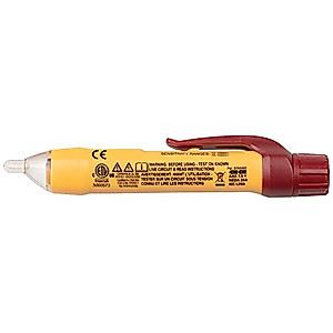 Klein Tools NCVT2P Dual Range, Non-Contact Voltage Tester, 12-1000V AC, Visual and Audible Indicators, Auto Power Off, Green