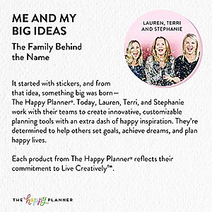 me & my BIG ideas Line It Up Check It Off Stencil - The Happy Planner Scrapbooking Supplies - Snap On to Discs for Portability - Add Lines or Checklists with Boxes and Circles - Fits Classic Size