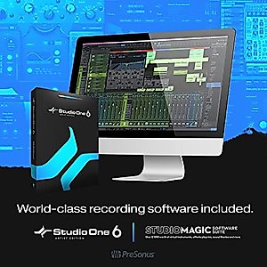 PreSonus StudioLive AR12c 14-Channel USB-C Hybrid Digital/Analog Performance Mixer, Unpowered