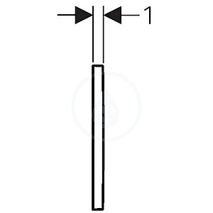 Geberit 115.080.KH.1 Actuator Plate Omega 30 Tank