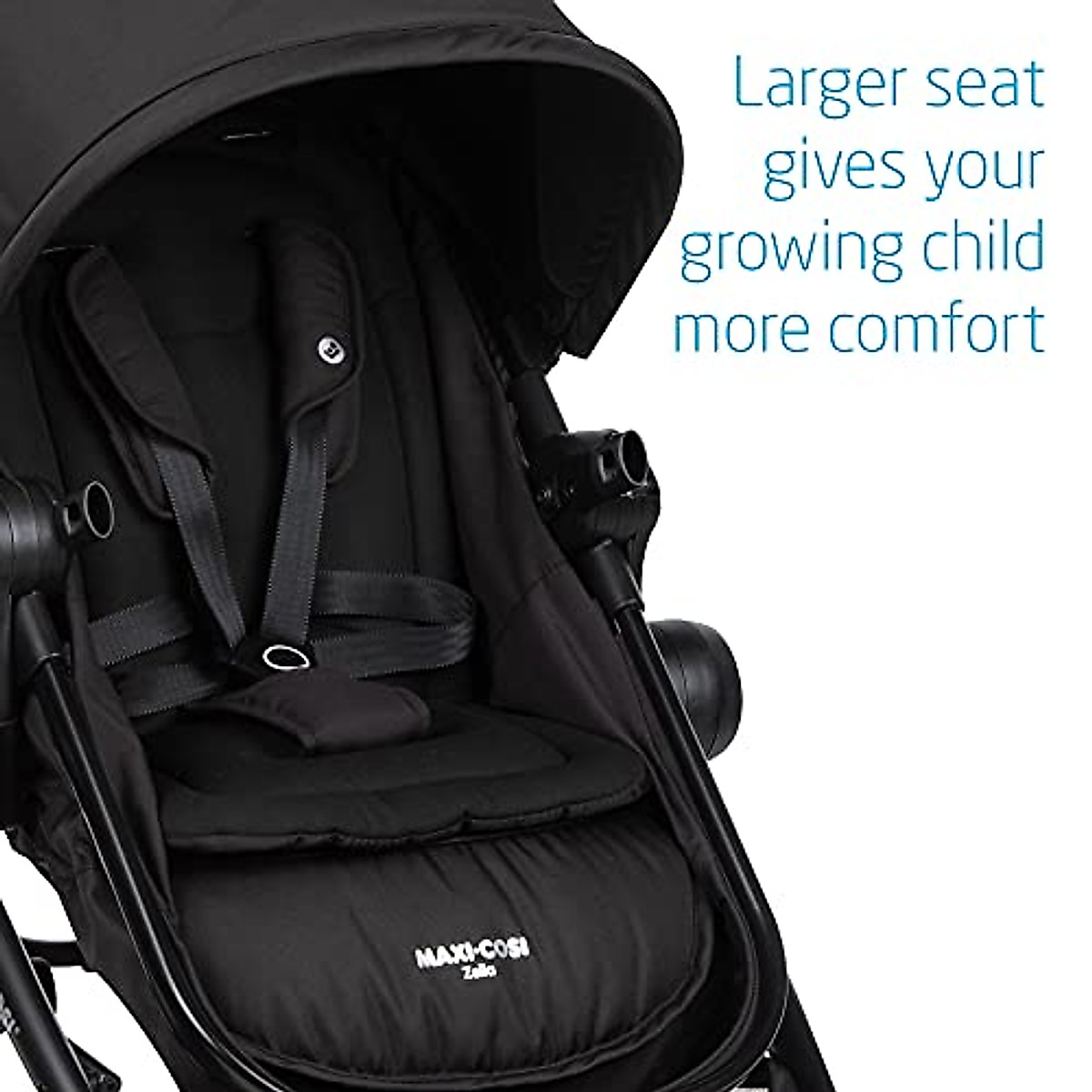 Maxi-Cosi Zelia² 5-in-1 Modular Travel System, Midnight Black