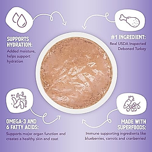 Health Extension Little Cups Grain-Free Wet Dog Food, Small Breed - Turkey 3.5 oz - Complete & Balanced, Easy to Digest, Ideal for Picky Eaters (Case of 12 Cups)