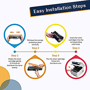 Colorking Compatible Toner Cartridge Replacement for Brother TN227 TN227BK TN-227 TN223 TN223BK for MFC-L3750CDW HL-L3210CW HL-L3290CD HL-L3230CDW MFC-L3770CDW HL-L3270CDW Toner (Black, 2-Pack)