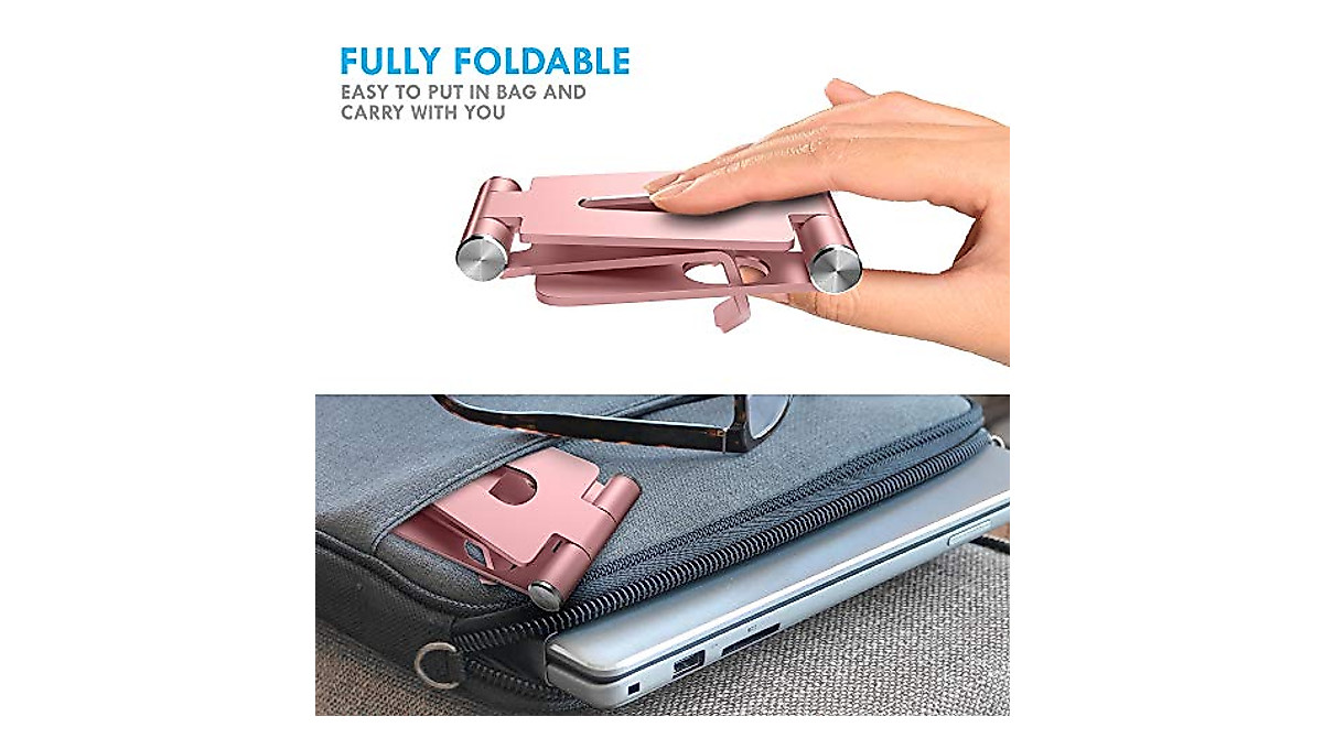 Aduro U-Rise Adjustable Phone Stand - Rose Gold