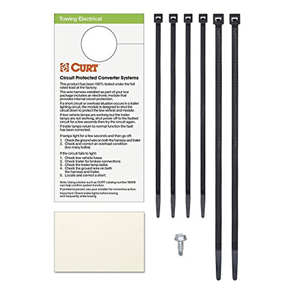 CURT Class 1 Trailer Hitch Bundle with Wiring for 2003-2013 Toyota Corolla - 11265 & 55542