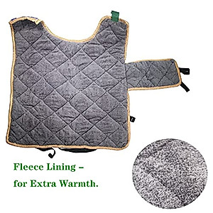 perixir Calf Blanket,Warm Clothes for Cow Calves Calf Saver Coat Warmming Jacket Vest Keep Cow Goat Warm Thickend Windproof Belly Protection 1 Pcs