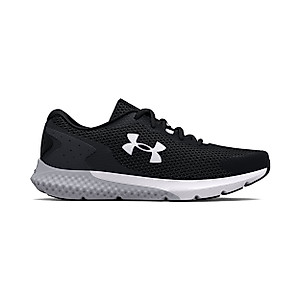 Under Armour Men's Charged Rogue 3, Black/White, 8 Medium US