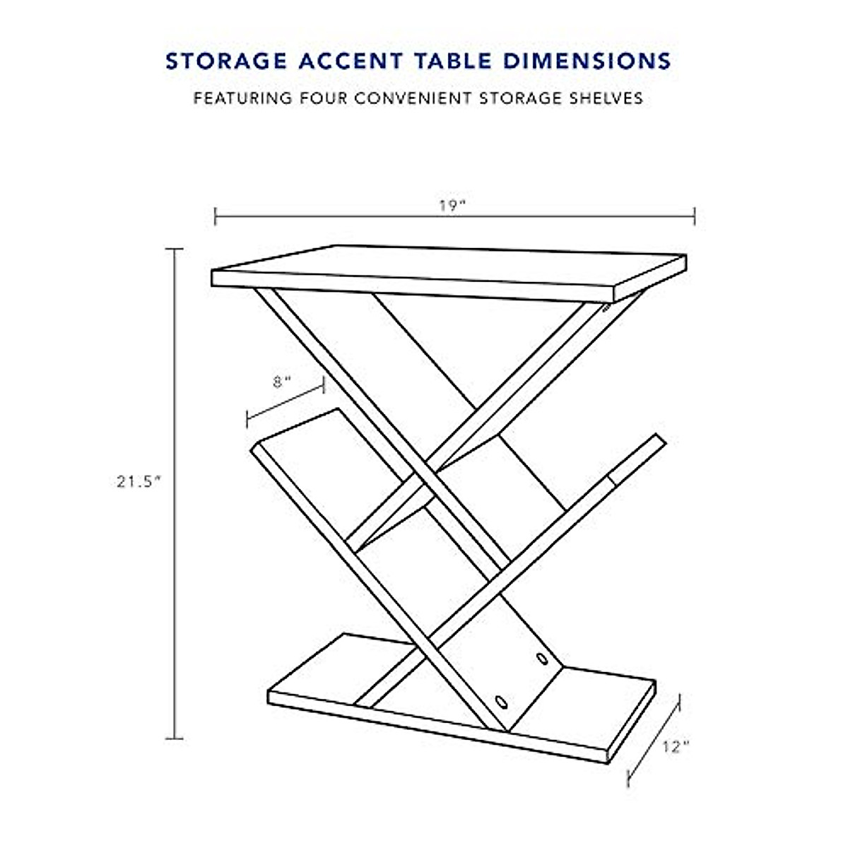 Adesso 4071-22 Blake 58" Floor Lamp, Smart Outlet Compatible,58.00 x 18.00 x 14.40 inches,Silver