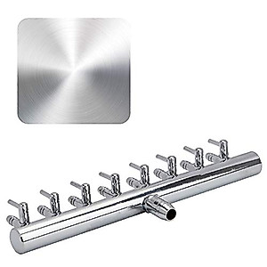 Pawfly 8-Way Aquarium Air Flow Control Lever Valve Chromium Copper Distributor Fish Tank Splitter Pump Accessories