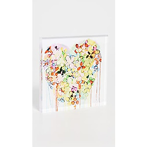 Kerri Rosenthal Life With You 8x8 Block, Multi, One Size