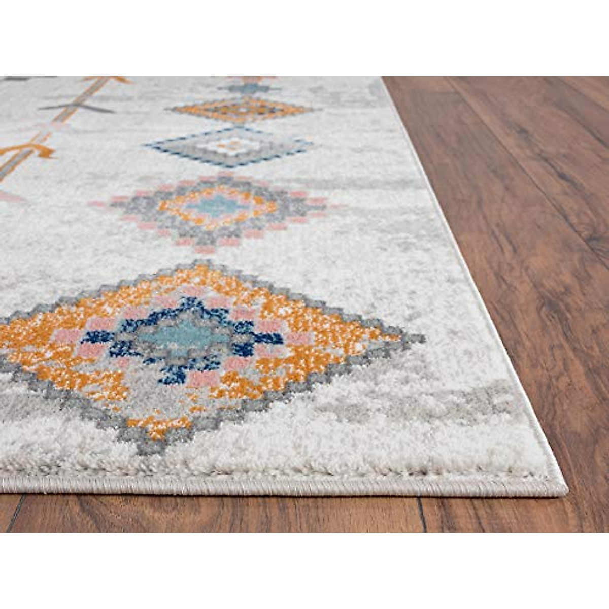 Moroccan Inspired 7'9'x10'2' Multicolor Area Rug - Abani Rugs Porto Collection Geometric Accent Rug