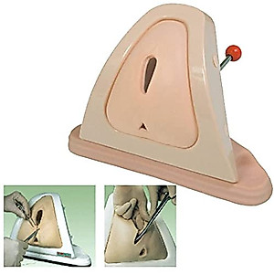 Vulva Suturing Training Simulator, Advanced Vulvar Suture Practice Model, Training Suturing for Vagina Model Perineum Suture Practice Training Skin Pad, Reproductive Anatomy Model for Medical Student