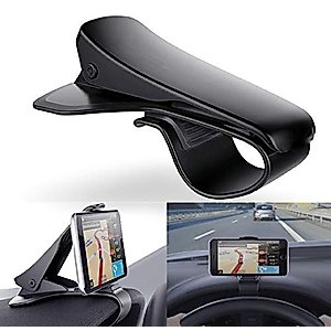THXCO DishyKooker Universal Clip On Car HUD GPS Dashboard Mount Cell Phone Holder Non-Slip Stand Compatible for 4.7-6.5 inch Smartphones