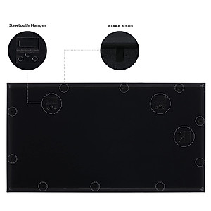 ELSKER&HOME 11x22 Diploma Frames with Tassel Holder for 8.5x11 Certificate Document Shadow Box, 4x6 Graduation Photo, Matte Black Frame, Degree Double Mat, Black with Gold Rim