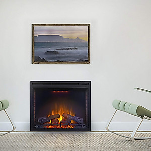 Napoleon Ascent 33 - NEFB33H - Built-in Electric Fireplace, 33-in, Realistic Logs & Flames, Self Trimming, Remote Included