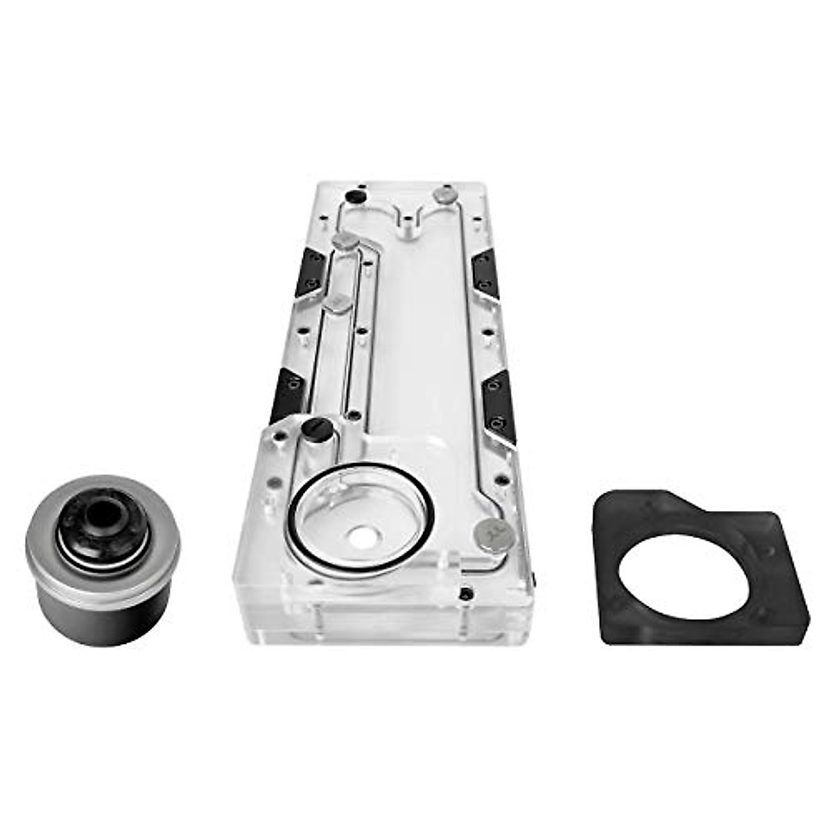 Thermaltake Pacific DP100-D5 Plus 360mm 200ml 16.8 Million Color RGB Alexa/Razer Chroma/5V Motherboard Syncable 6-Port G 1/4" Thread 5-Speed Adjustable D5 Pump Distro Plate Combo CL-W263-PL00SW-A