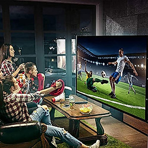 LATIPOPO Projector Movie Screen with Stand 88inch Projection Video Screen Indoor Outdoor Portable Movie Theater with Carrying Bag