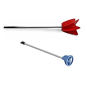 Paint Mixer Drill Attachment for 1-Gallon Containers，Mini Epoxy Cement Power Mixer Stirres Drill Tool for Mixing Quarts or Gallon Mixing Tools(2 Pack)