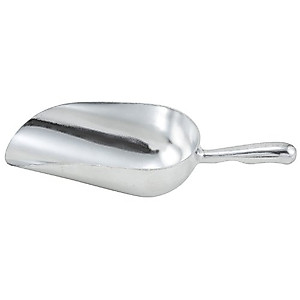 OLD, 24 Oz. (Ounce) Bar Ice Scoop, Dry Bin Scoop, Dry Goods Scoop, Candy Scoop, Spice Scoop, Cast Aluminum