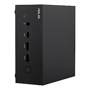 ASUS ExpertCenter PN64 Mini PC System with Intel Core i7-12700H, 16GB DDR5,M.2 PCIE G4 512GB SSD, WiFi 6E, Bluetooth, USB-C, Quad-Display, Windows 11 Pro,Black