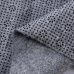 Antislip Vinyl Primary Tufting Cloth Backing Fabric Non Slip Pad with Plum Blossom Pattern for Carpets Rug Tufting Gun Cushion Punch Needle (70 x 39 Inch) (Black)