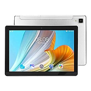 HD Tablet, Silver Gray 8.1 inch Tablet with Type-c Charging for Painting Work UK Plug