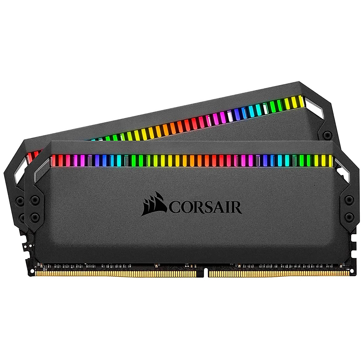 CORSAIR Dominator Platinum RGB 16GB (2x8GB) DDR4 3600 (PC4-28800) C18 1.35V AMD Optimized Memory- Black