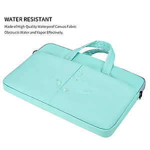 17 17.3 inch Laptop Bag for Women Men Computer Sleeve Case with Shoulder Strap for HP Envy Pavilion/Dell Inspiron/Lenovo Thinkpad/ASUS TUF Vivobook/MSI/Acer with Handle, Green