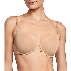 Victoria's Secret T Shirt Demi Bra, Lightly Lined, Smoothing, Bras for Women, Beige (34C)