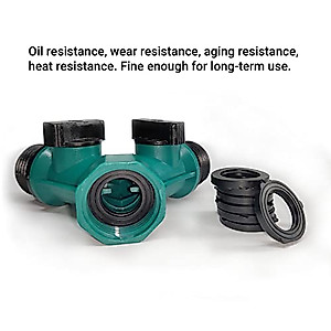 ECOESPTI 40 Pack Garden Hose Washers Rubber Washers, Thick Garden Hose Gasket Fit for All Standard 3/4" Garden Hose and Water Faucet Fittings