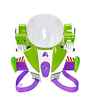 Disney Pixar Toy Story 4 Buzz Lightyear Toy Astronaut Helmet for Role-play Movie Action with Jetpack, Lights, Authentic Phrases and Sounds [Amazon Exclusive], Multi