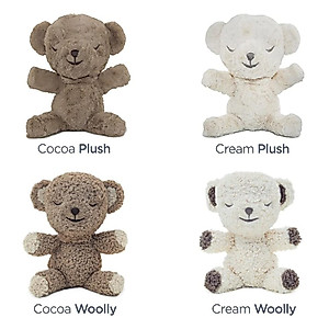SNOObear White Noise Machine - Cry-Activated Plush Baby Sleep Soother - Cocoa Woolly