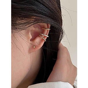 YANCHUN Brass Ear Cuffs, Non-Piercing, Soft Copper, Hypoallergenic, Lightweight, Sturdy, Smooth Surface, Ideal Gift, After Service