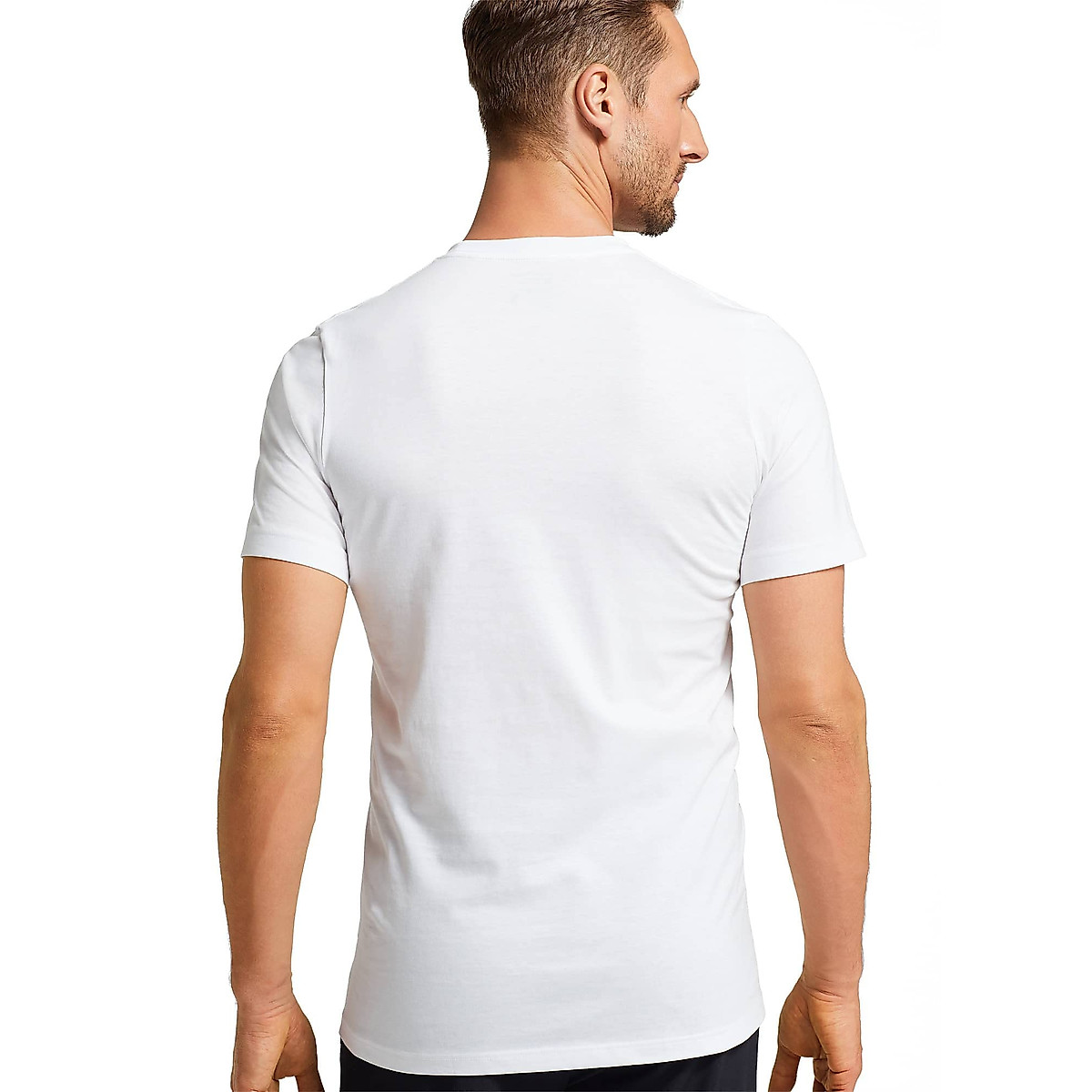 Jockey Men's Undershirt Classic Crew Neck - 3 Pack, White, M