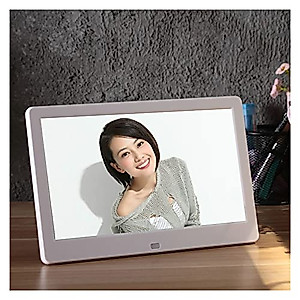 10 Inch Screen LED Backlight HD 1024 * 600 Digital Photo Frame Electronic Album Picture Music Movie Full Function Good Gift (Color : Black 32GB, Size : AU Plug)