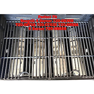NAKAAOSIK Grill grates Replacement 17 inch - Compatible with for Nexgrill 4 720-0830H 720-0670A 720-0783E 720-0958A Nexgrill 5 720-0888N Replacement for Kenmore 41516106210 415.16106210