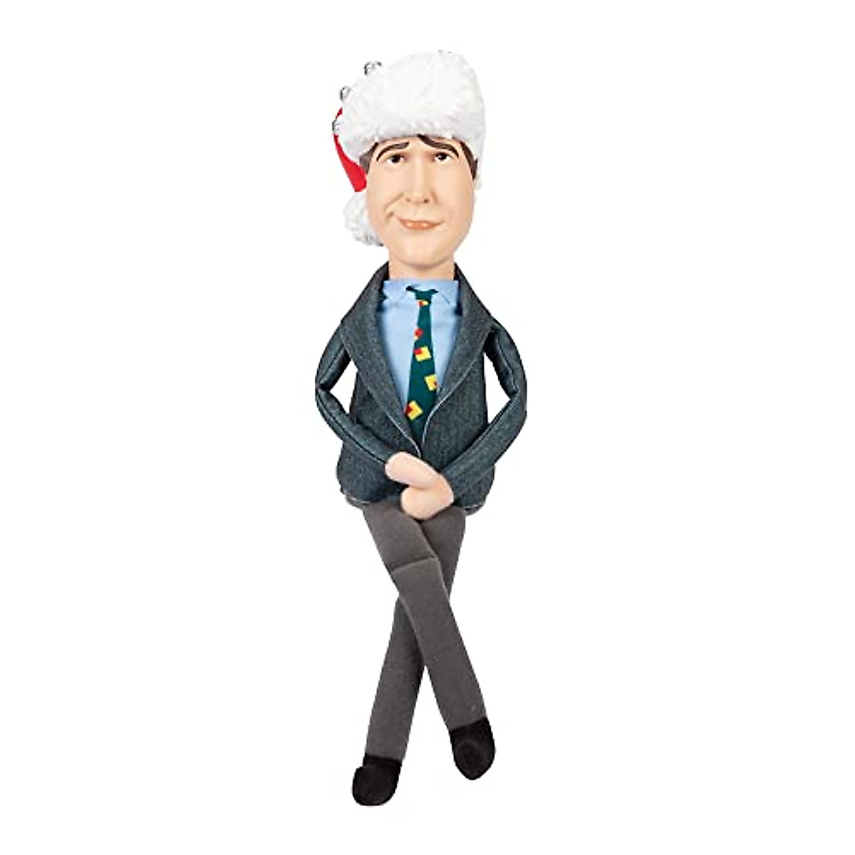 Jakks Holiday Clark Griswold Talking Plush with 16 Phrases, 12 Inches Tall, National Lampoon’s Christmas Vacation