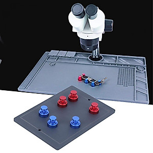 Universal PCB Circuit Board Holder, Iron Magnetic PCB Fixture with 6 Magnetic Pins Magnetic Phone Motherboard Fixture Repair Tool Soldering Platform for Mobile Phone Repair