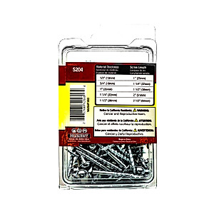 Milescraft 5204 Wood Pocket Hole Screws - #7 x 1-1/2" Washer Head with Coarse Thread (100pc.), Torx Drive Self-Tapping, for Indoor Use