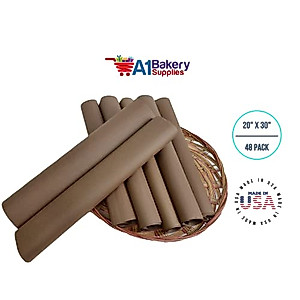 1 X Chocolate 20 inches x 30 inches Tissue Paper 48 Sheets Premium Quality Gift wrap Paper