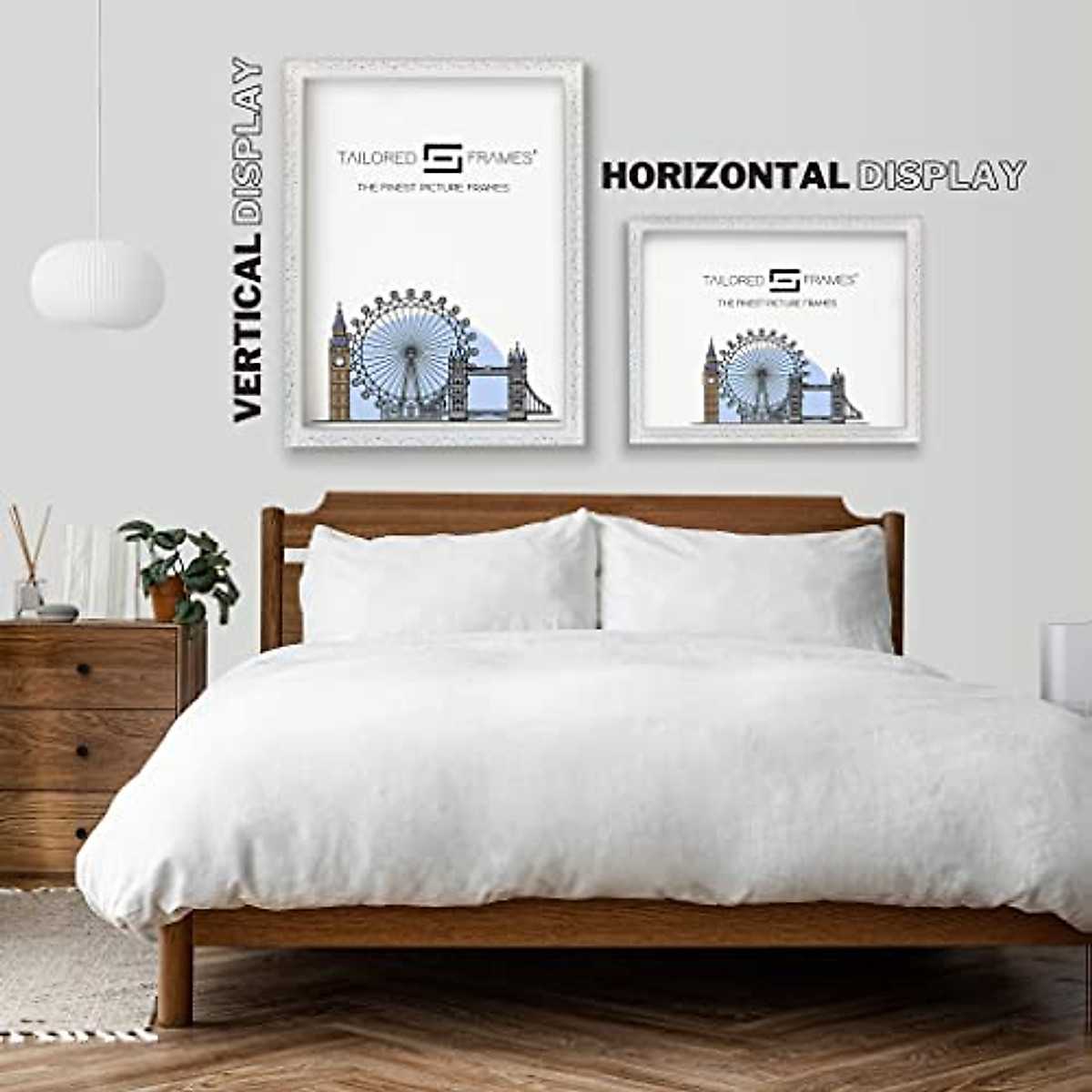 Tailored Frames Picture, Frame 50x40cm for 40x30cm, Black Mounts