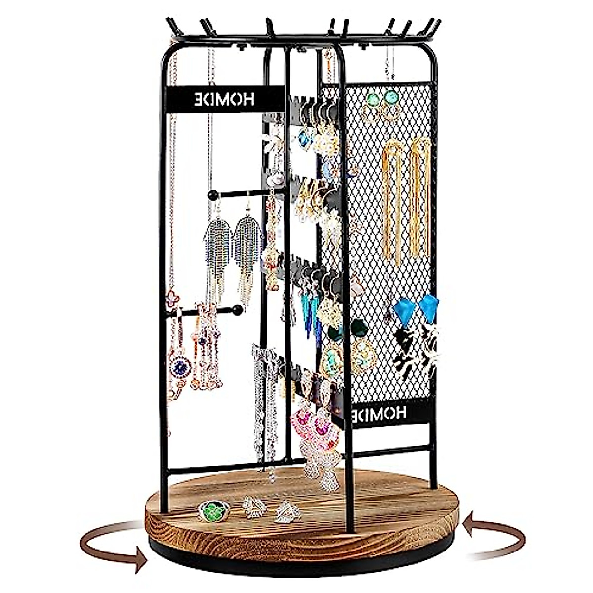 Homde Leather Jewelry Box + Jewelry Stand