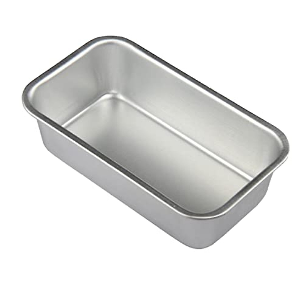 Hemoton 4pcs French Toast Toaster Oven Tray Mini Cake Molds Bread Pan with Lid Baking Pans Cake Tin Kitchen Supplies Household Baking Plate Self Made Small Bread Cake Mold Brownie Silver