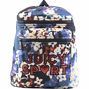 Juicy Couture Sport Floral Nylon Backpack Floral Print/ Back