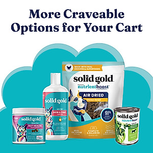 Solid Gold Fit and Fabulous Chicken - Nutrientboost Dry Dog Food for Weight Control - Digestive Probiotics for Dogs Grain & Gluten Free High Fiber & Low Fat - Omega, Superfoods & Antioxidants - 22 LB