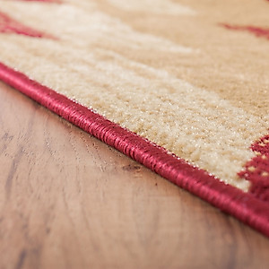 Well Woven Miami Alamo Southwestern Red Southwest Area Rug 5' X 7'