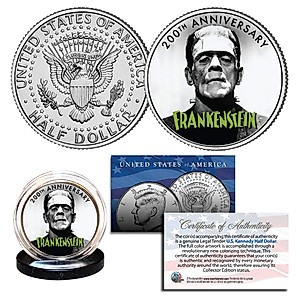 Frankenstein - The First 200 Years - 2018 Genuine JFK Half Dollar U.S. Coin